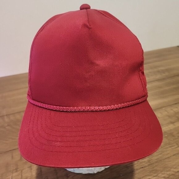 Youngan | Accessories | Vintage Youngan Blank Hat Cap Snap Back Red Oc ...